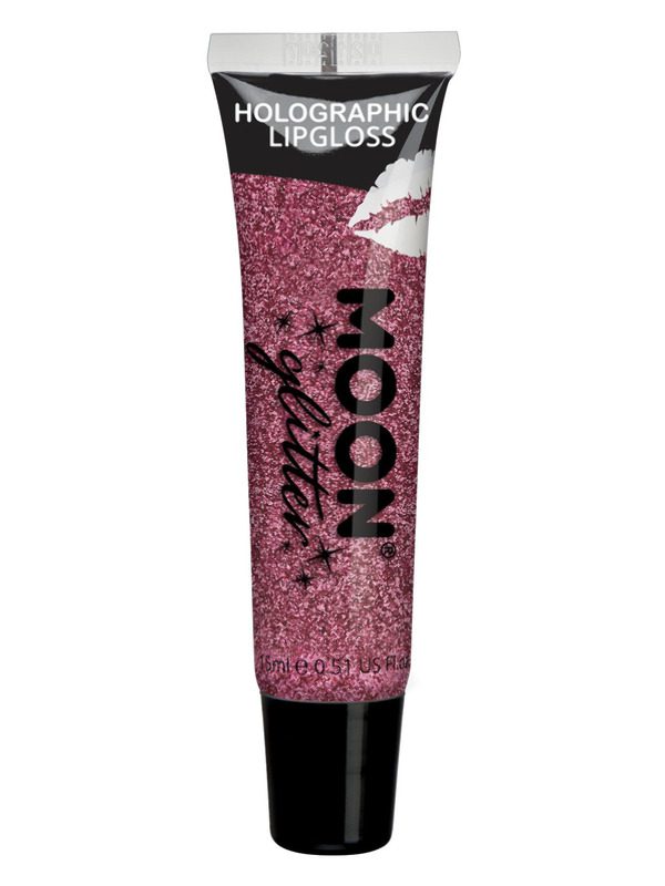 Moon Glitter Holographic Glitter Lipgloss, Pink – Fancy That Fancy Dress